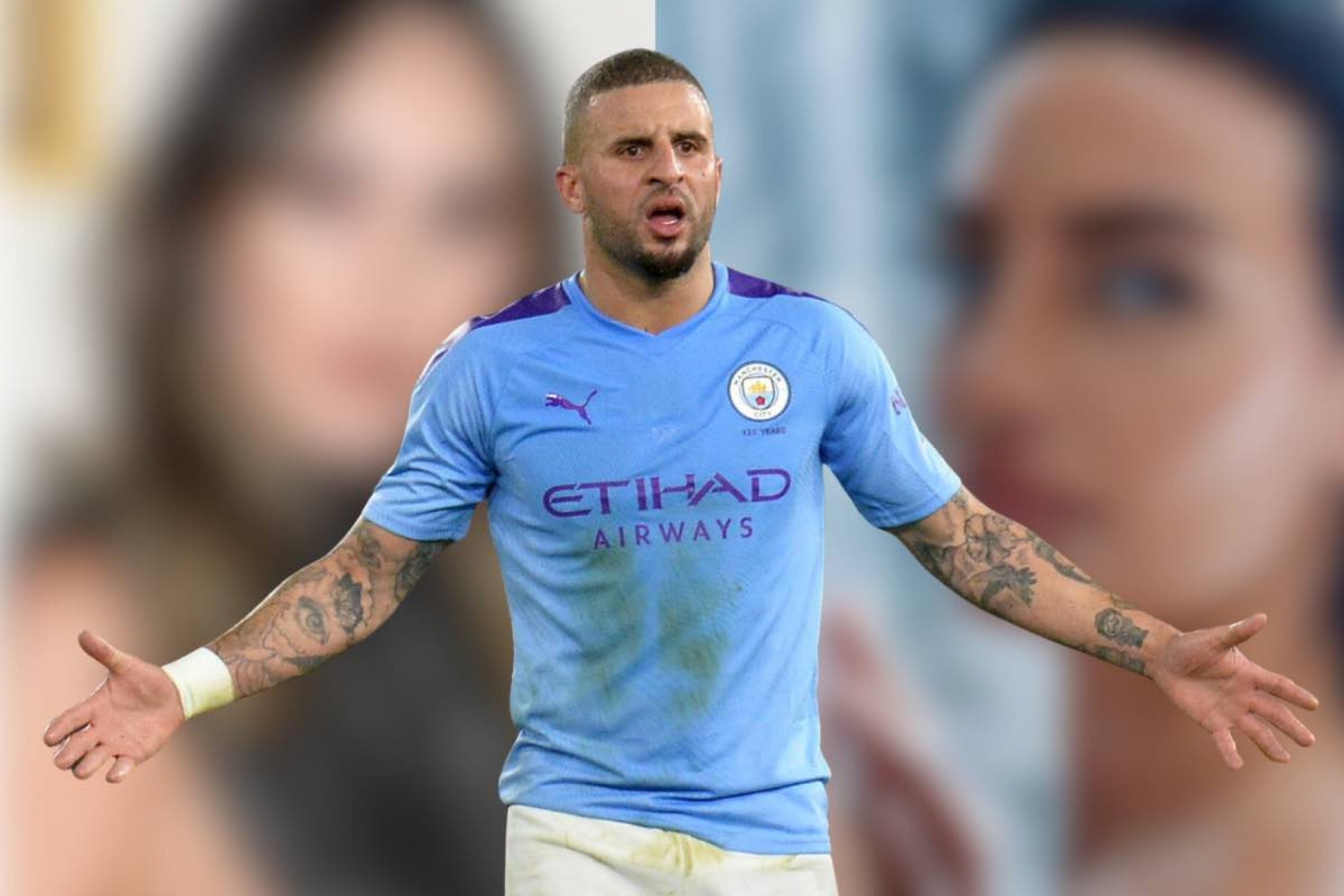 La doppia vita di Kyle Walker: due compagne, cinque figli e un ...